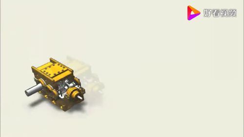 一个动画了解,螺旋减速器齿轮箱的整体结构,装配过程很精彩!