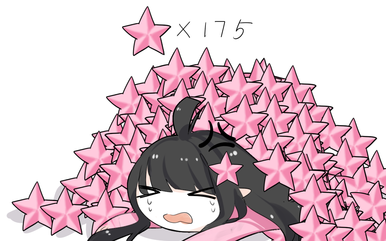 【凹凸世界】如果给凯莉画上175个星星会是什么样!?/ SAI绘画