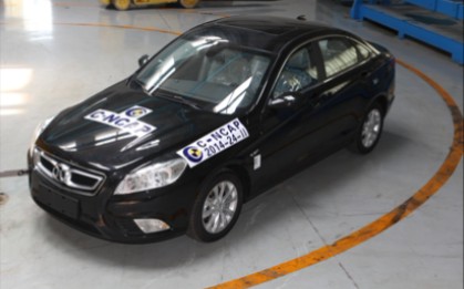 2014 北京汽车 绅宝D50 全面碰撞测试 c-ncap