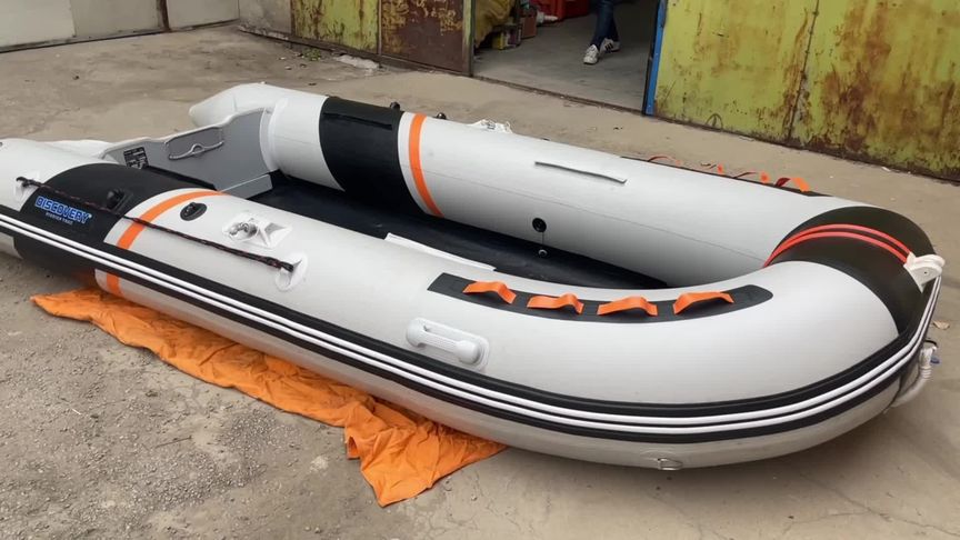 3.6米出口橡皮艇开箱视频#橡皮艇#橡皮艇冲锋舟 #冲锋舟 #钓鱼艇