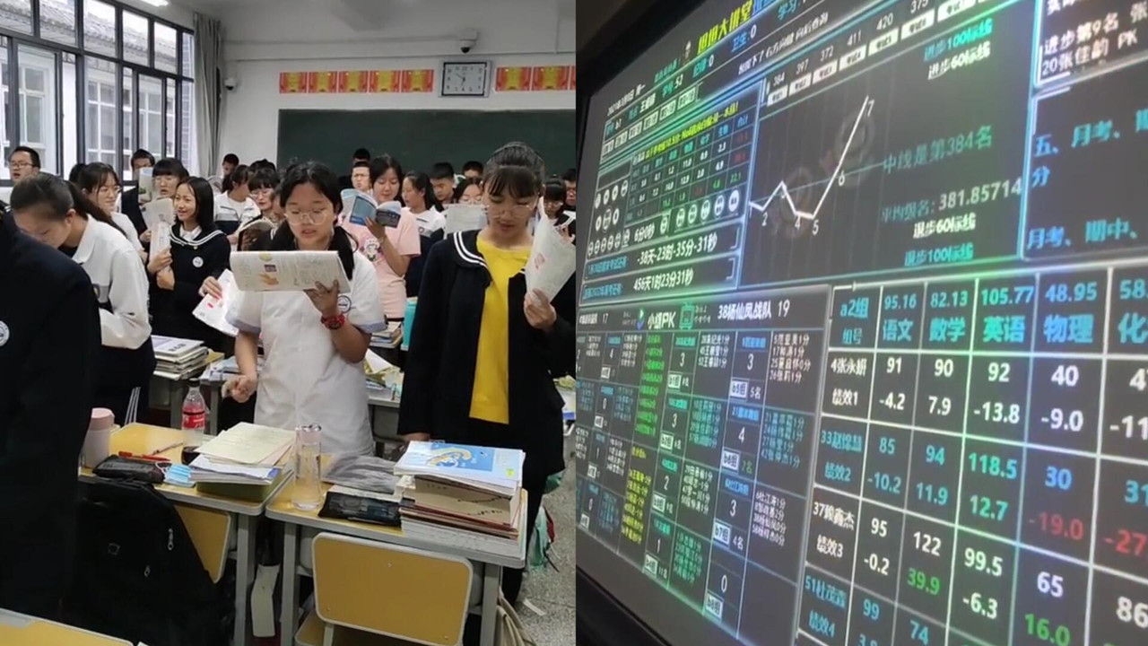 物理老师历时7年自制班级管理软件,网友:像极了股票走势图