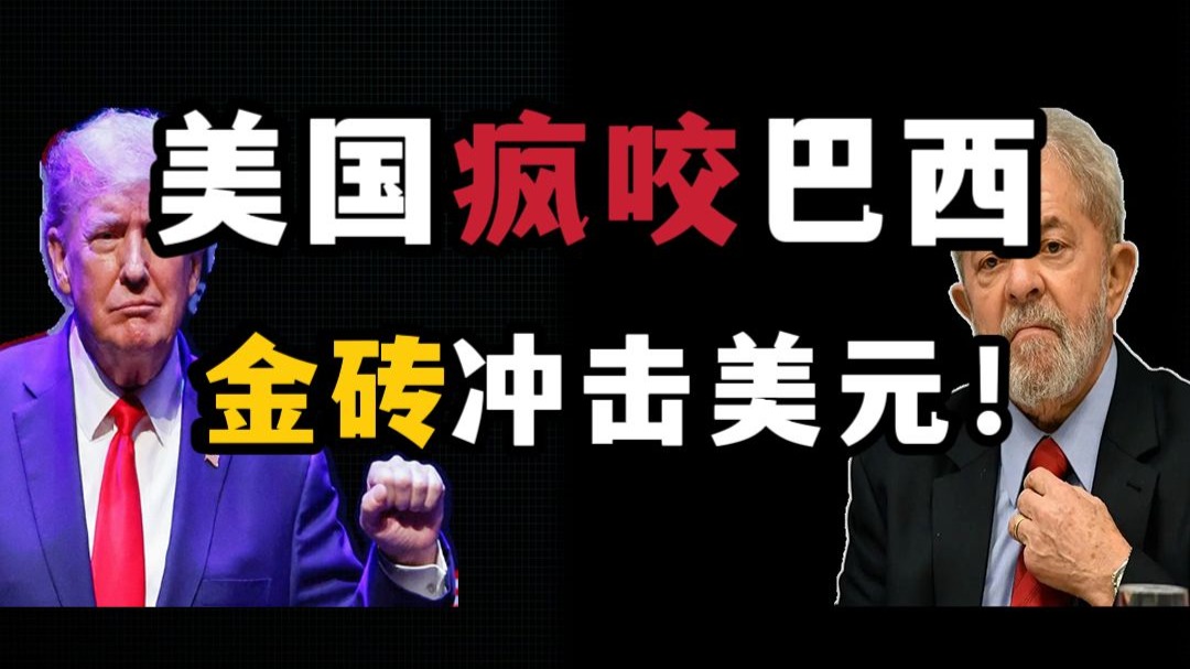 美国疯咬巴西 金砖冲击美元!