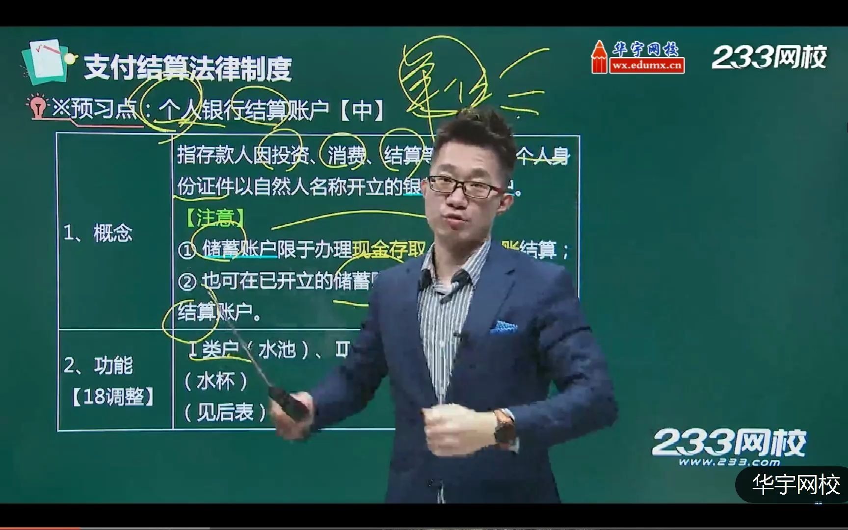 2021初级会计视频网课-零基础入门-初级会计个人银行结算账户