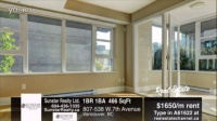 CAD$1650/m rent - 807-538 W.7th Avenue, Vancouver, BC V5Z 4R2 [...