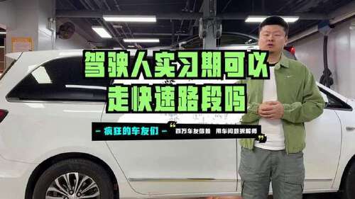 实习期误入快速路?扣分罚款避坑指南来了!