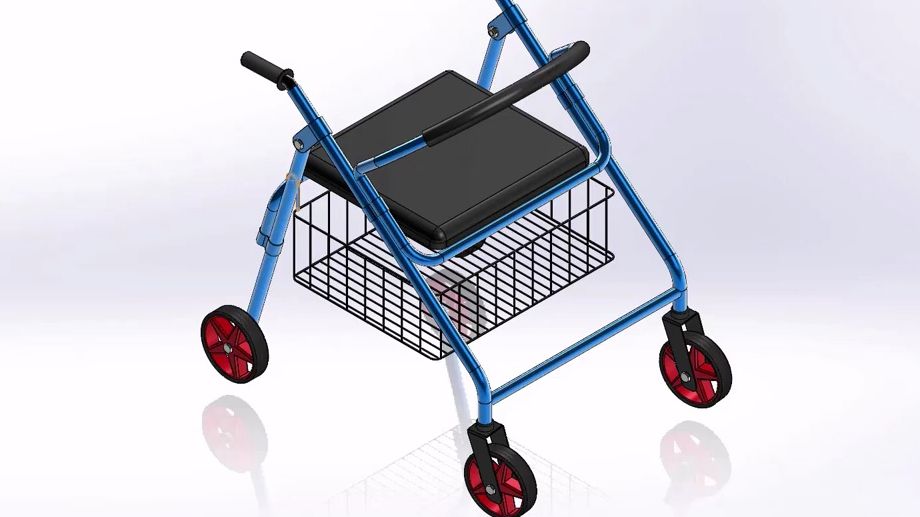 SolidWorks高级装配体-手推车建模