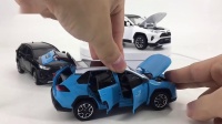 ...20230205 JKM 1∶32 原厂一汽丰田RAV4第5代荣放SUV越野车模型...