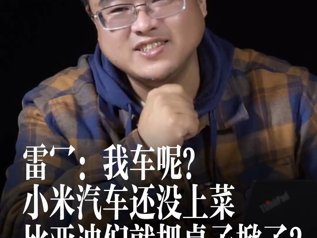 雷冖:我车呢?小米汽车还没上菜,比亚迪们就把桌子掀了?