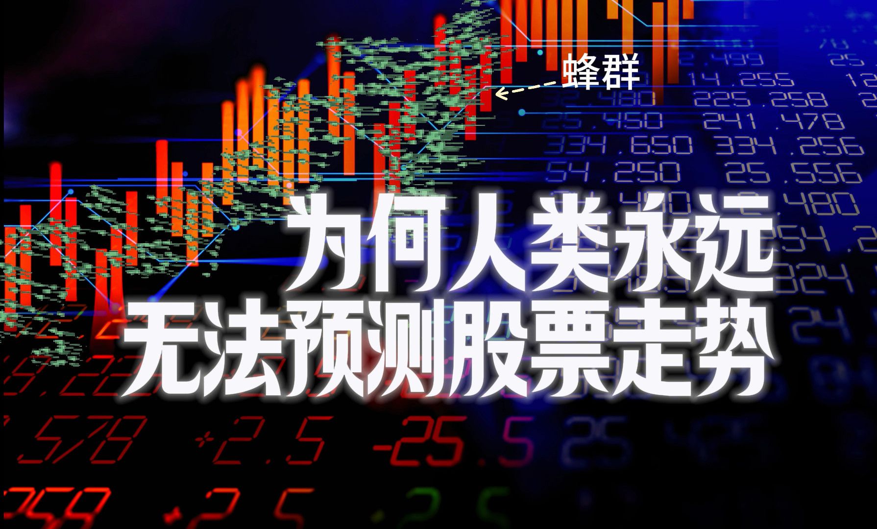 蜂群的算法和最著名的市场价格计算函数,魔法的涌现