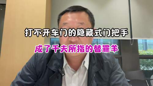 打不开车门的隐藏式门把手成了千夫所指的替罪羊
