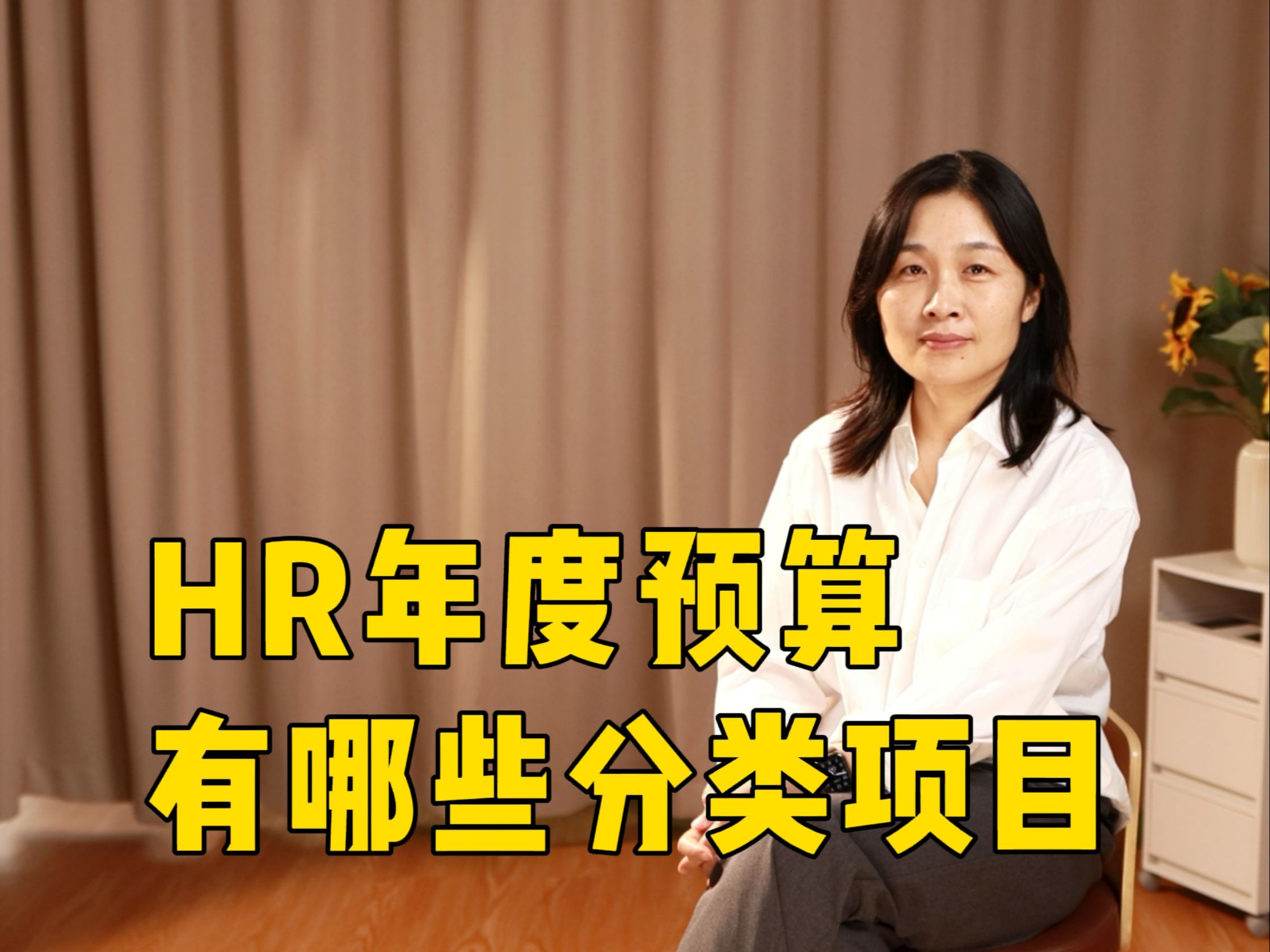 HR年度预算有那些分类项目?