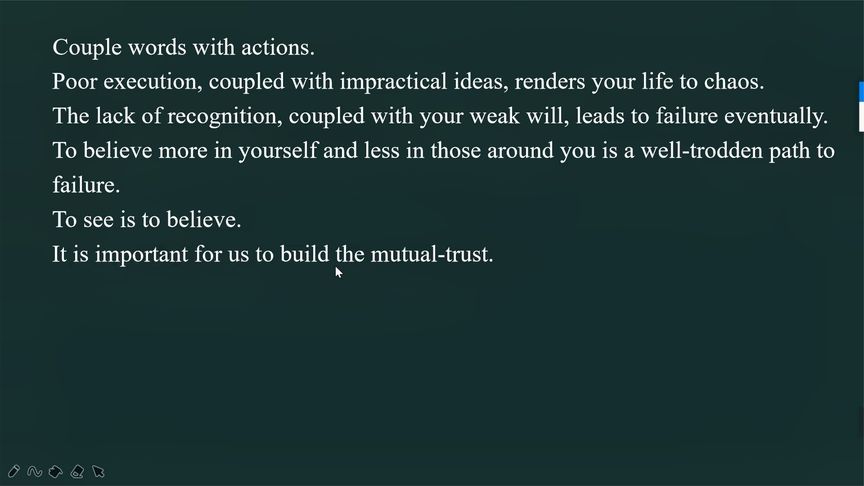 自信更要互信-动词不定式作主语