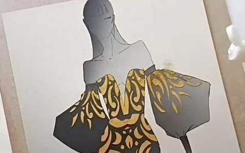 创意时装画视频分享|Javier Vela 画画 手绘 绘画 服装设计 艺术 零基础...