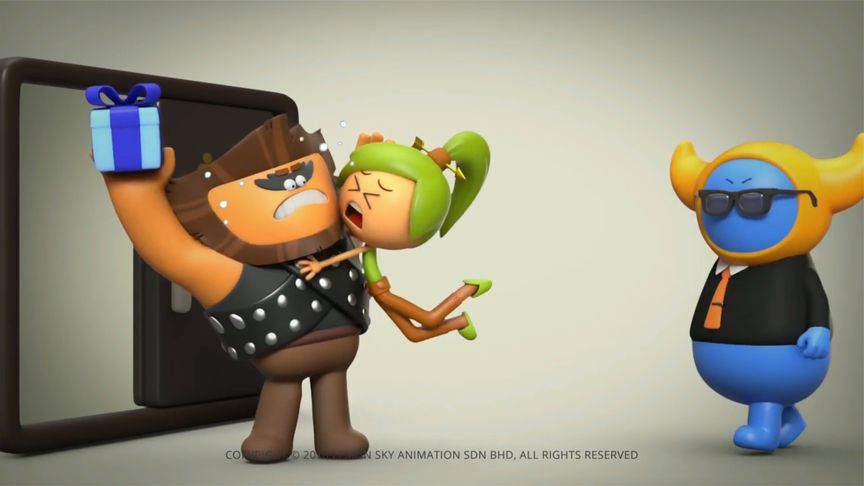 搞笑动画:小绿看演唱会淋雨感冒,给偶像送礼物,感冒传染给他们