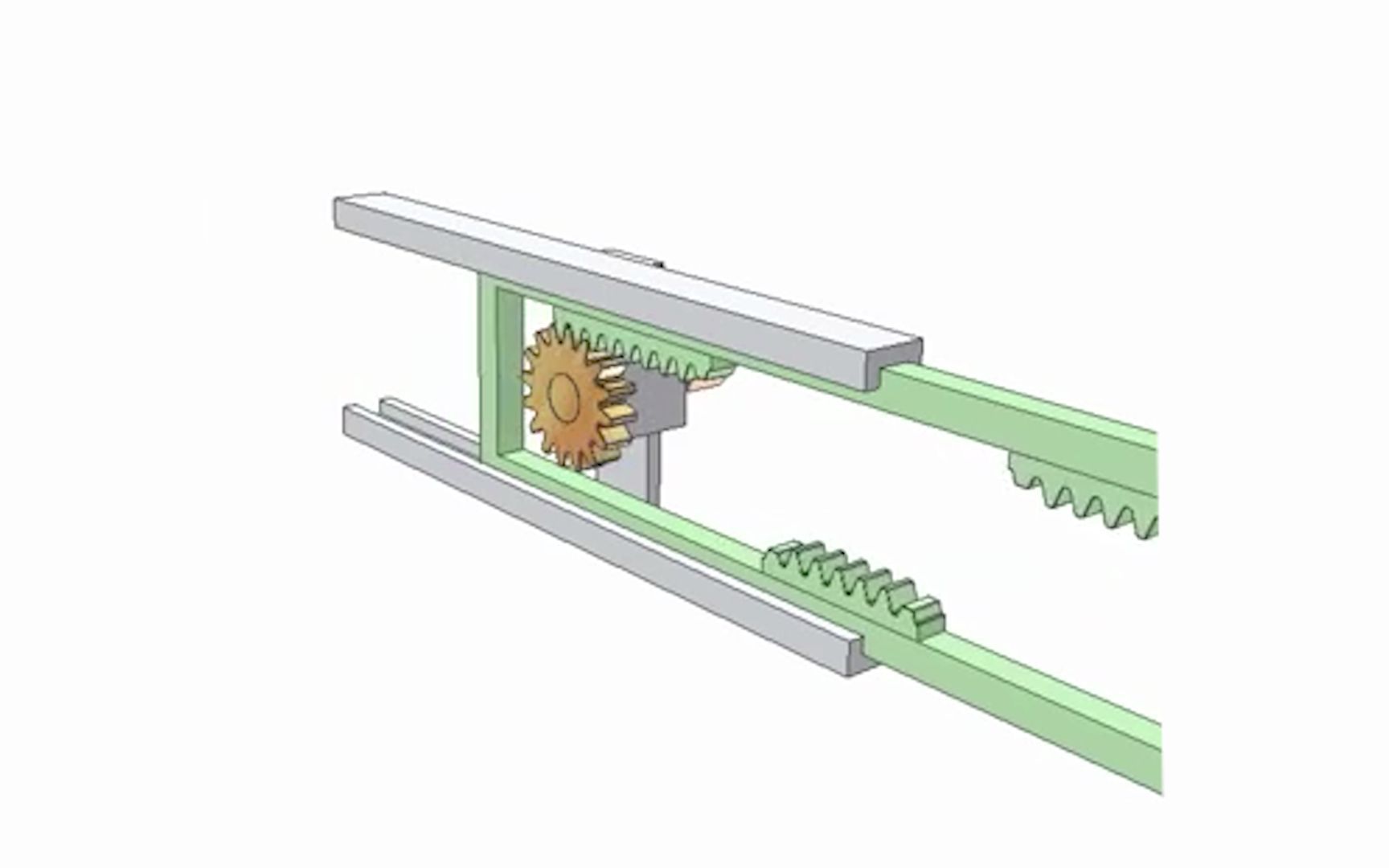 三维运动仿真:利用多组齿轮实现间歇性正反转运动