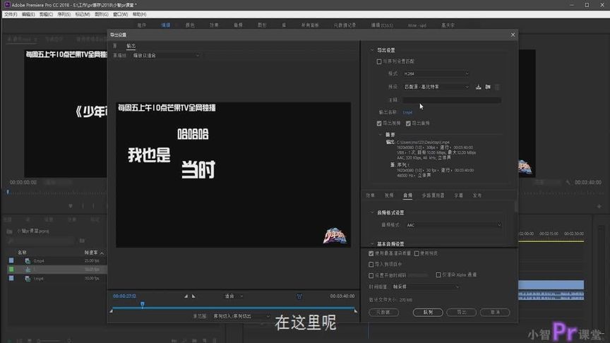 小白入门级Pr教学分享,文件导入和导出设置操作介绍