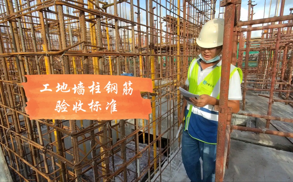工地超实用墙柱钢筋验收标准。施工员,解释解释什么他么的、叫他么...