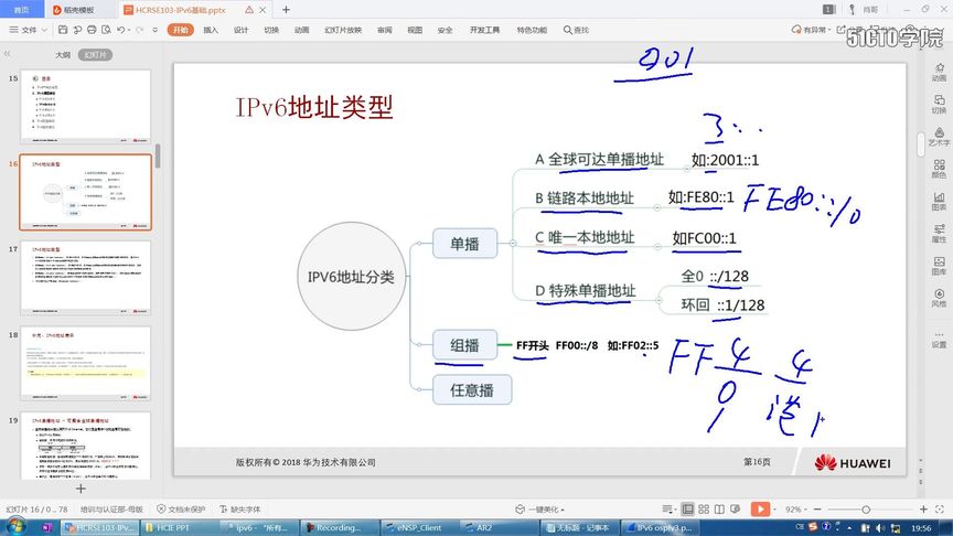 IPV6地址分类