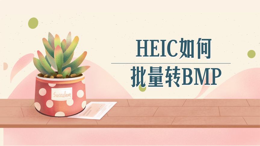 HEIC如何批量转BMP格式?