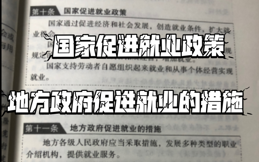 普及劳动法,宣传劳动法,国家促进就业政策,地方政府促进就业的措施