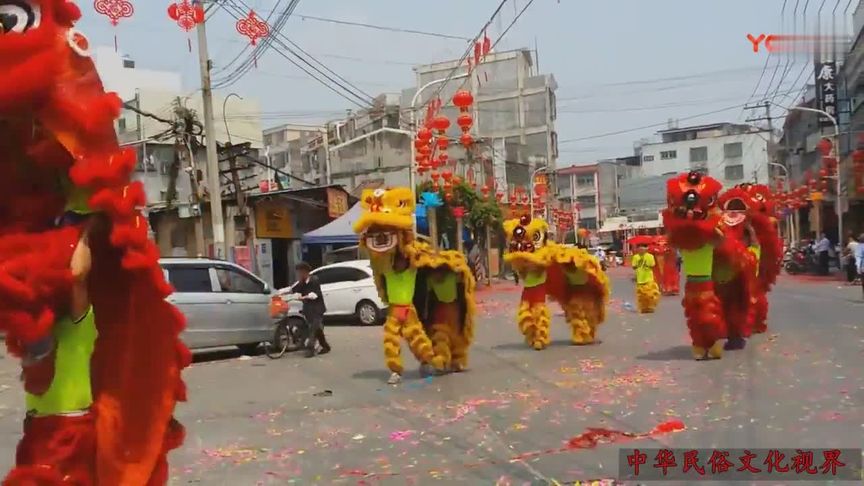 广东汕头谷饶民俗文化节盛况;潮汕地区独有的民俗风格(第一集)