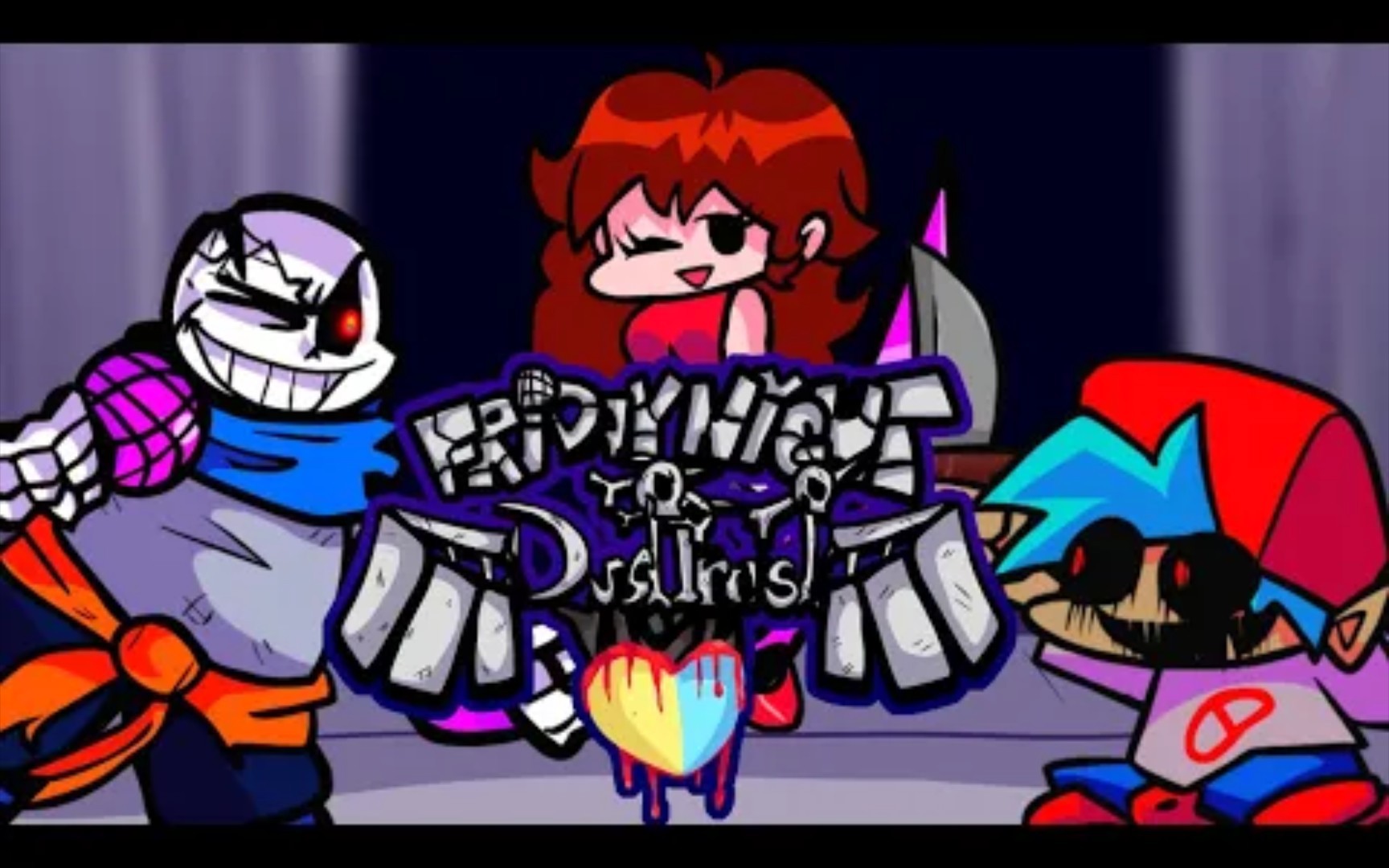 [4k] (中文字幕 60帧)FNF优质模组 VS Dusttrust sans demo版