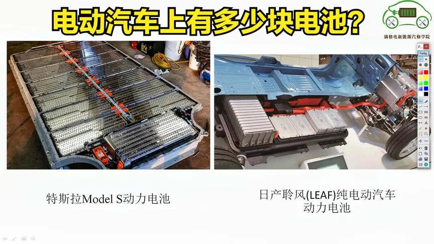 电动汽车有多少块电池?单体电芯串并联成电池包—新能源汽车维修