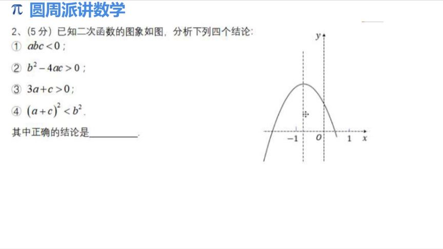 二次函数,填空压轴题,如何数形结合解决问题