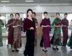 中老年模特步分解走法,行进中的上步转身教程