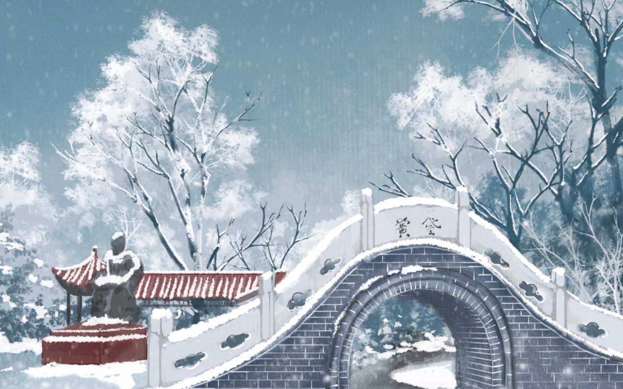 【古风】【板绘】风景绘画/古风场景绘画过程.(灵华水墨)