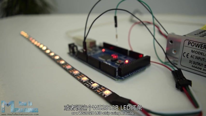 【DIY教程】如何使用Arduino控制WS2812B RGB灯带