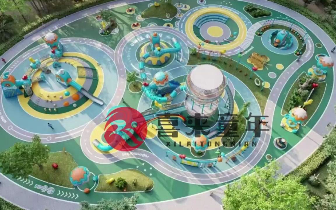汉中公园景区大型儿童游乐场设备定制