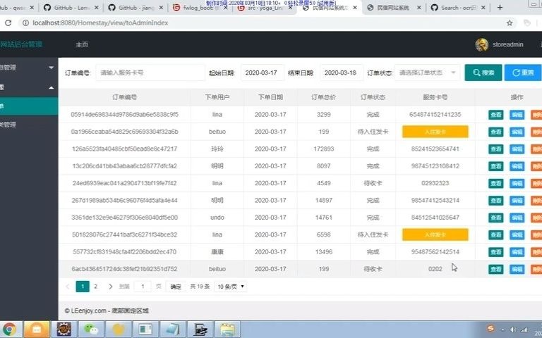 ...redis民宿预订管理系统 民宿管理 名宿预定 宾馆预定 民宿预约 客房...