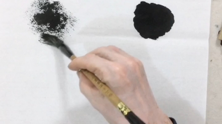 国画教学墨分五色怎么画