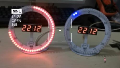 LED旋转个性小时钟,走秒设计