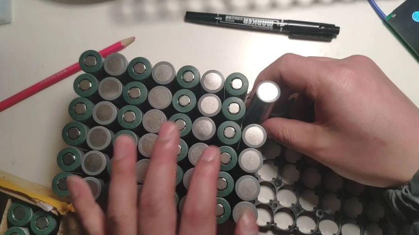 二手微单修复电池组装#锂电池组装 #折叠电动车