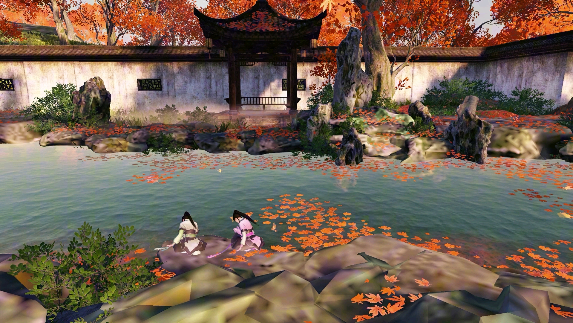 枫林小驻枫叶湖水_哔哩哔哩bilibili_逆水寒