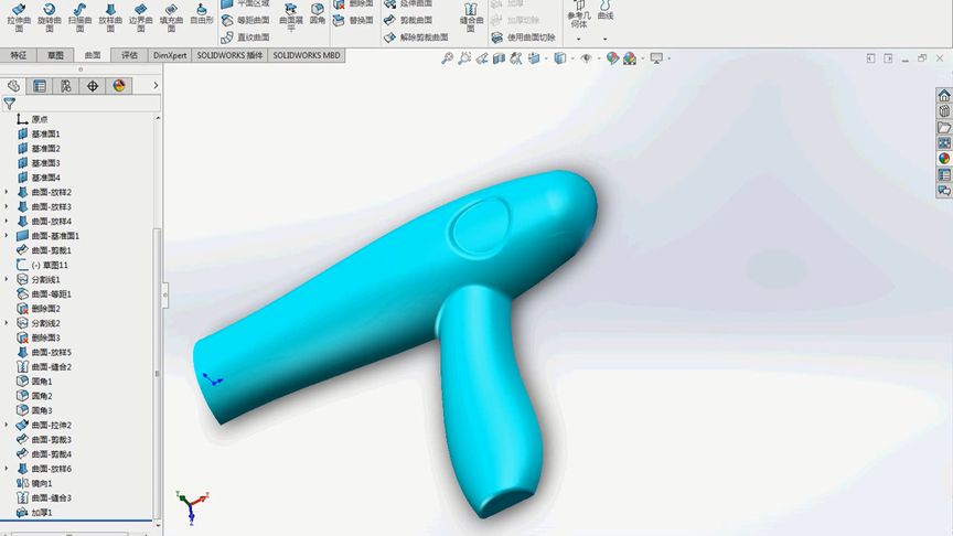 Solidworks非标设计教程第35课:曲面视频教程简介