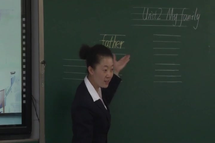 人教版三年级英语下册《Unit 2 My family》-高老师优质课视频公开教学