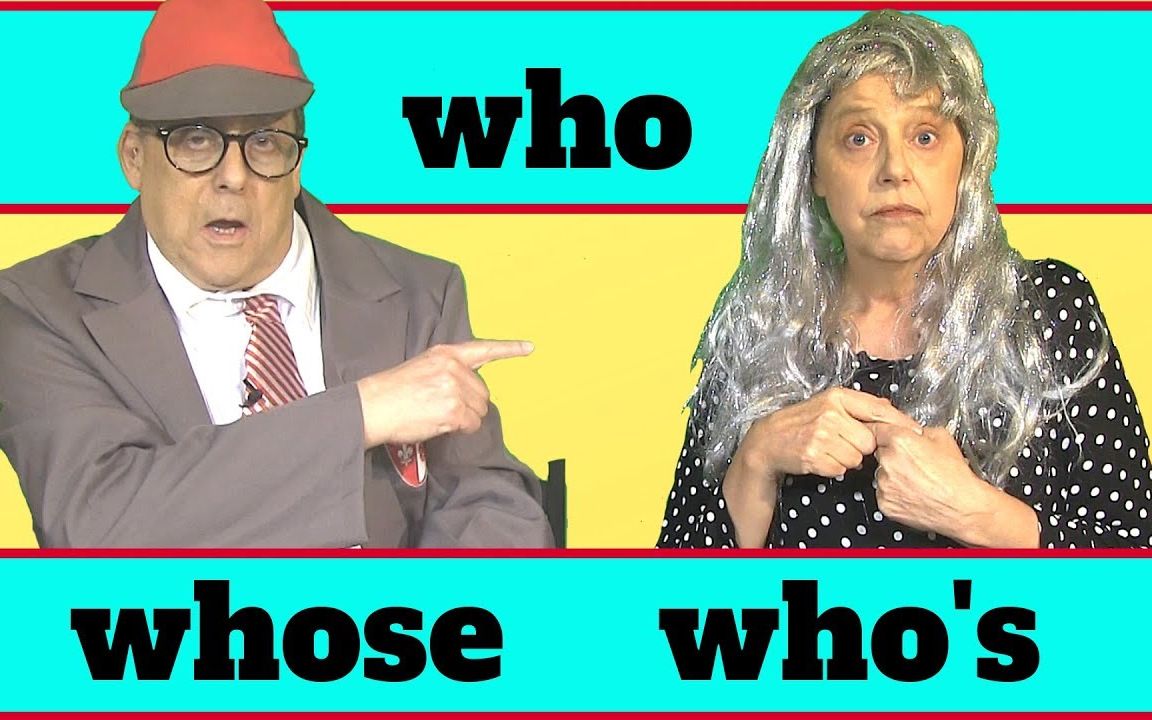 【Jay&Vicki】英语语法 (who/whose) | Who, whose and who's - an ...