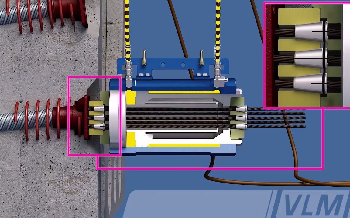 看一遍就懂,预制梁预应力钢束张拉动画