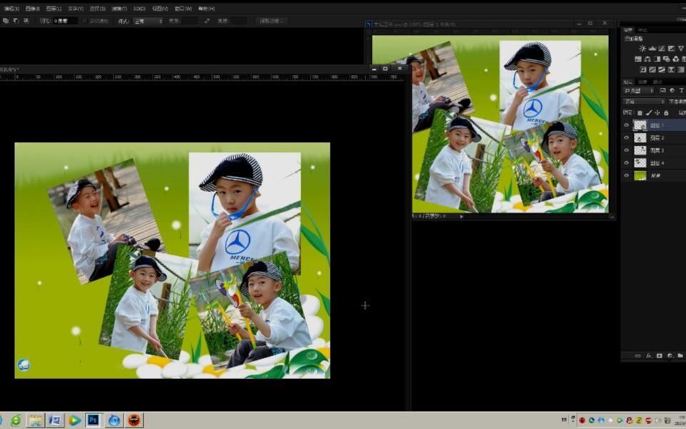 花型设计之PS框选工具(幸福童年)03