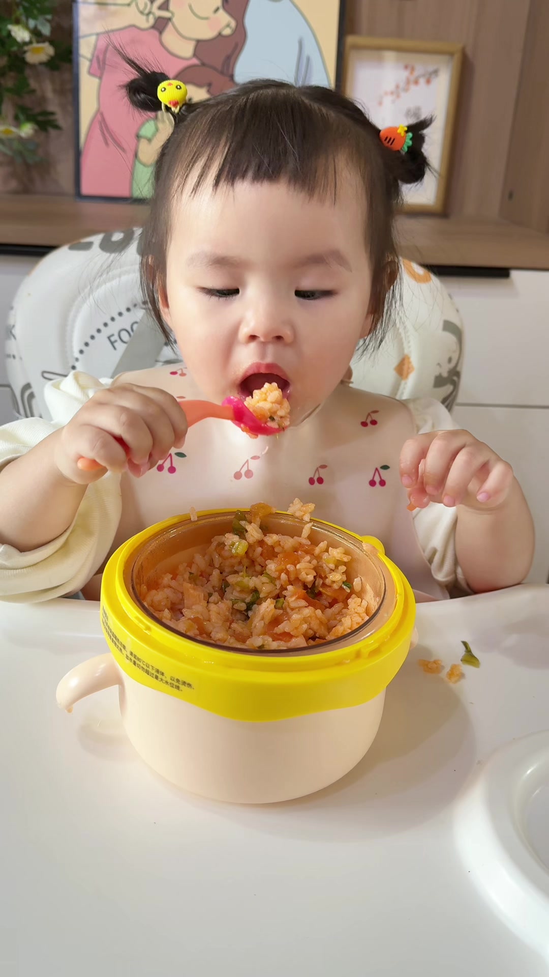 1岁5个月22斤宝宝的一天3辅食2顿奶和作息时间怎么安排 #宝宝辅食 #...