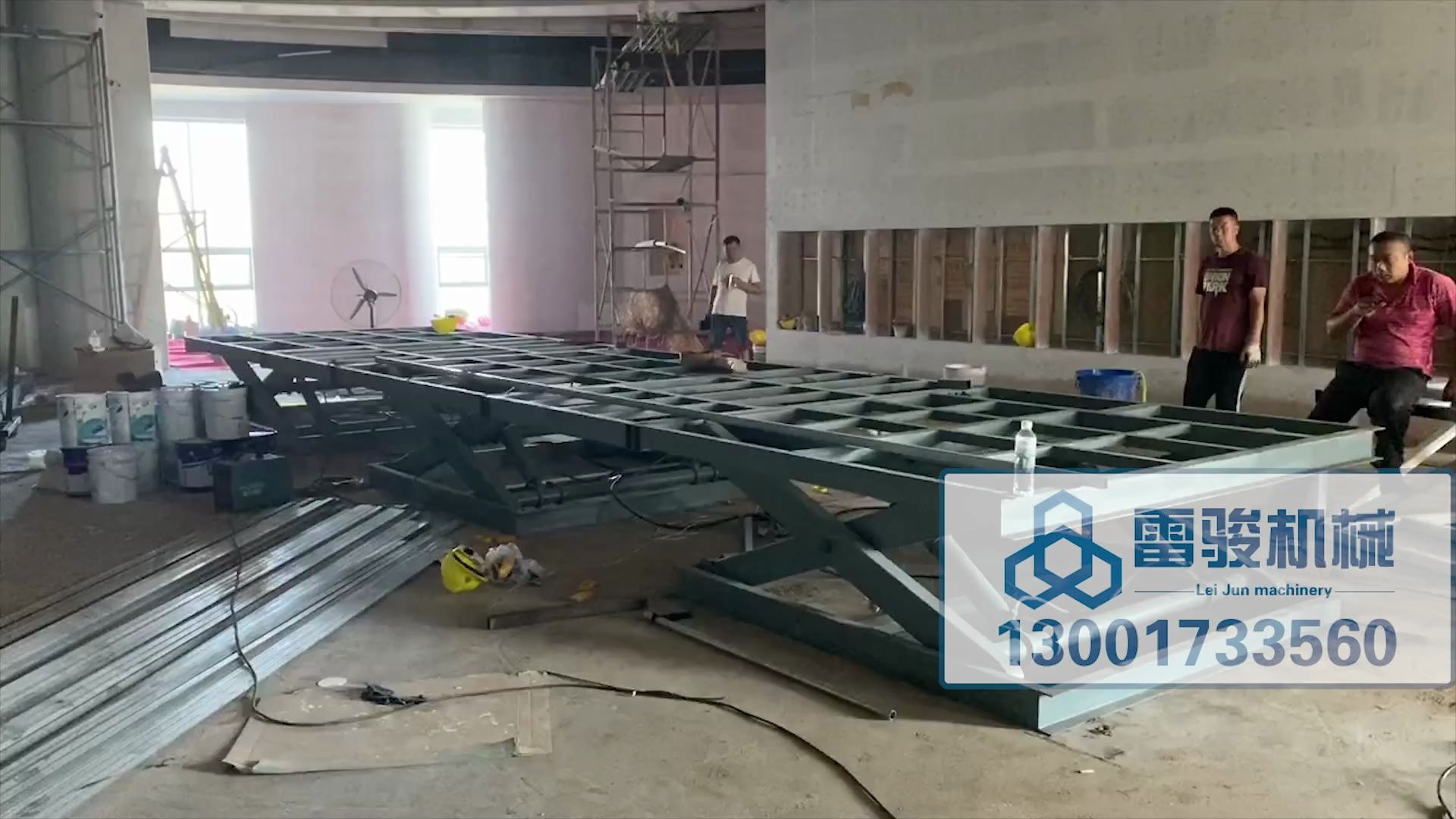 3跨组合大型升降舞台-大尺寸电动液压升降舞台