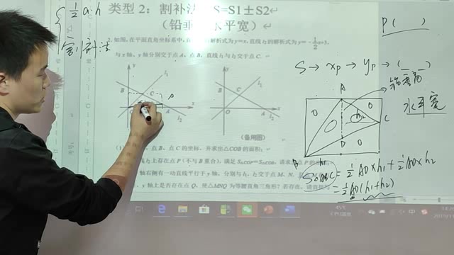 一次函数中的面积综合问题