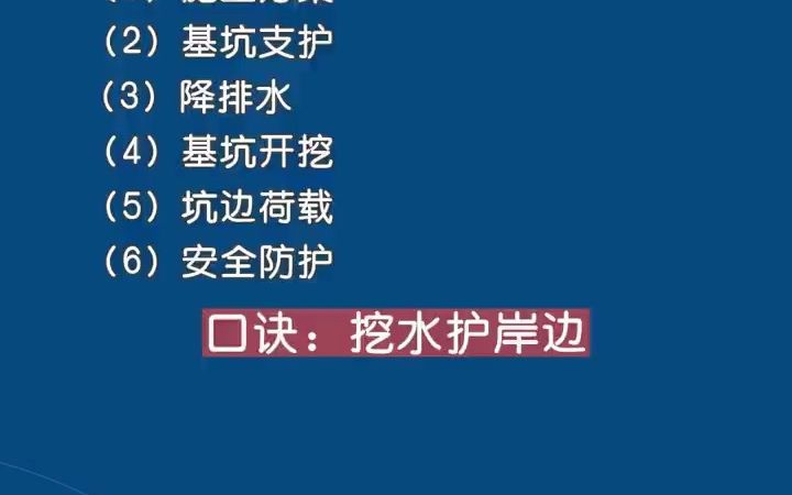 安全检查评分中的基坑工程保证项目