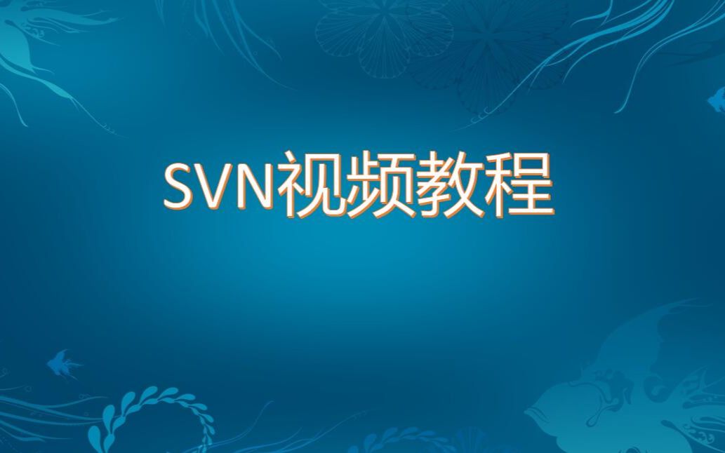 SVN视频教程(结合eclipse,idea)(无废话版)