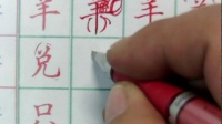 凡道阁主中性笔硬笔楷书教学基本笔画第一课