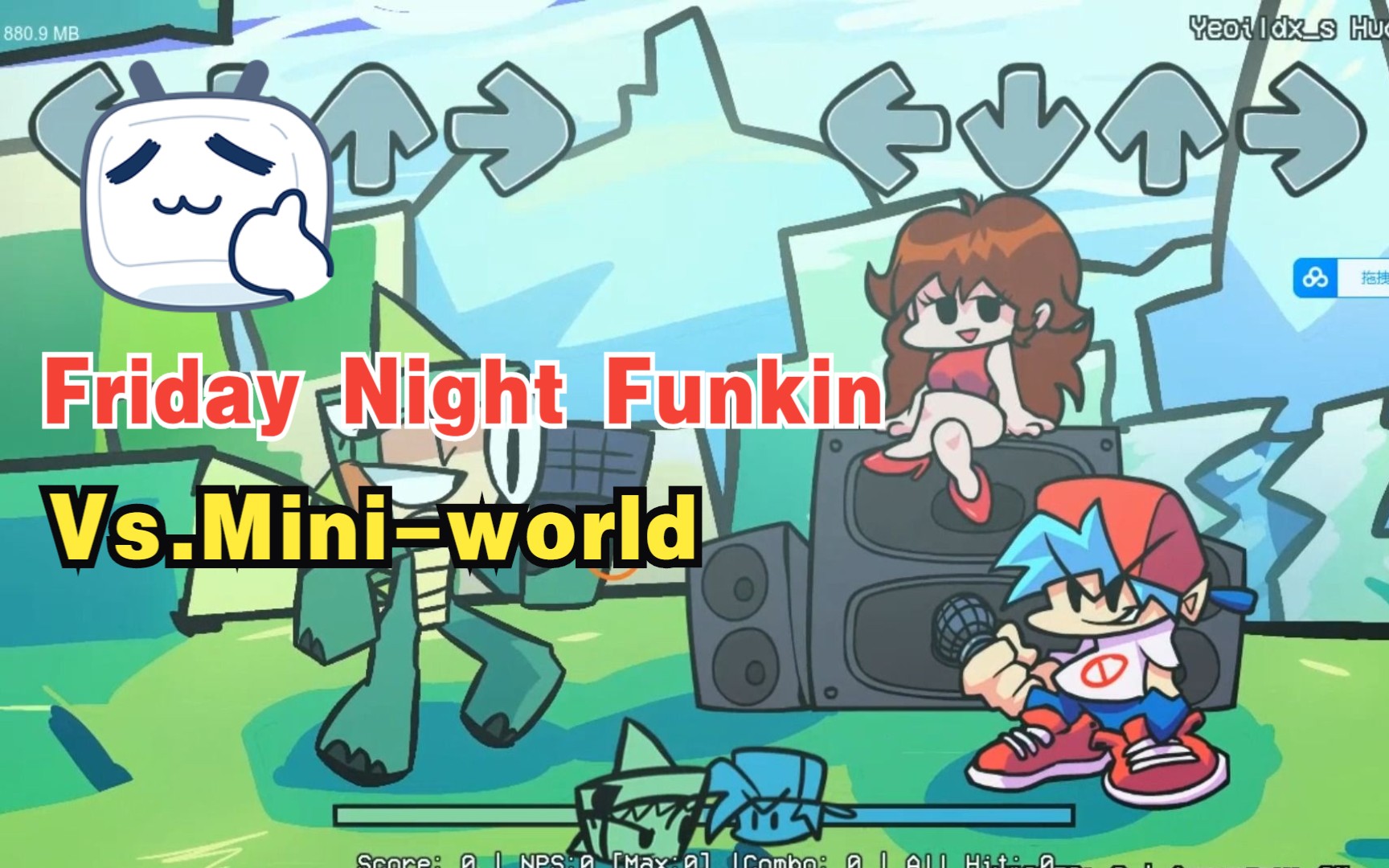 【FNF/国人自制模组】Vs. 迷你世界(Demo版)!
