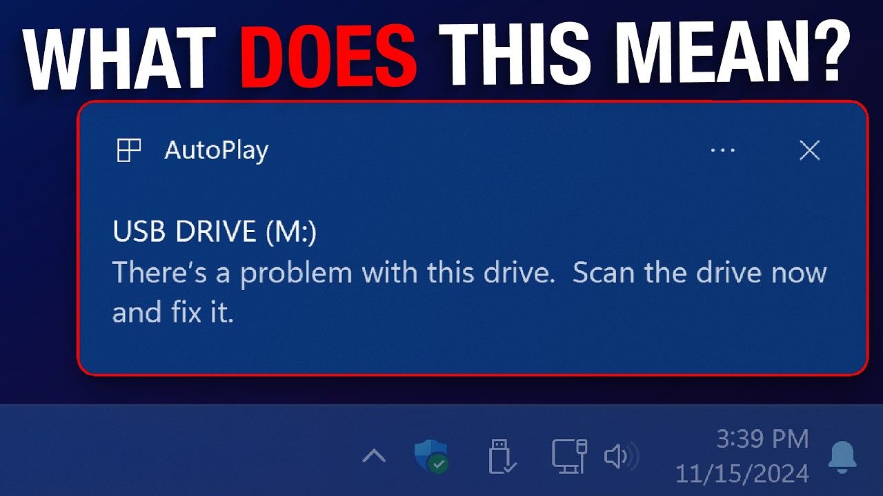 【中配】“此驱动器有问题”错误实际上意味着什么?【 ThioJoe】